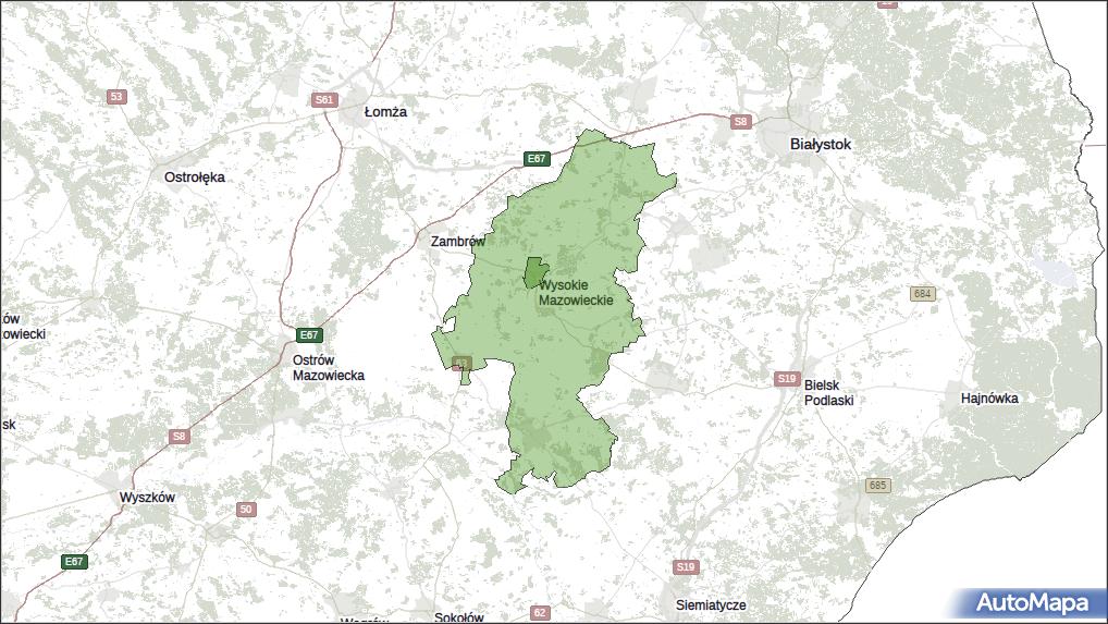 Gmina Wysokie Mazowieckie, powiat wysokomazowiecki, województwo ... Gmina Wysokie Mazowieckie, powiat wysokomazowiecki, województwo ...