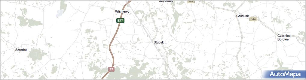 mapa Stupsk, Stupsk na mapie Targeo