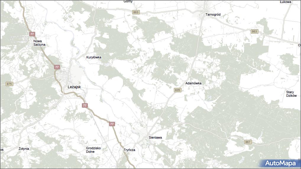 mapa Cieplice, Cieplice na mapie Targeo