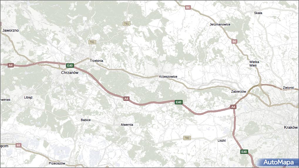 mapa Tenczynek, Tenczynek na mapie Targeo